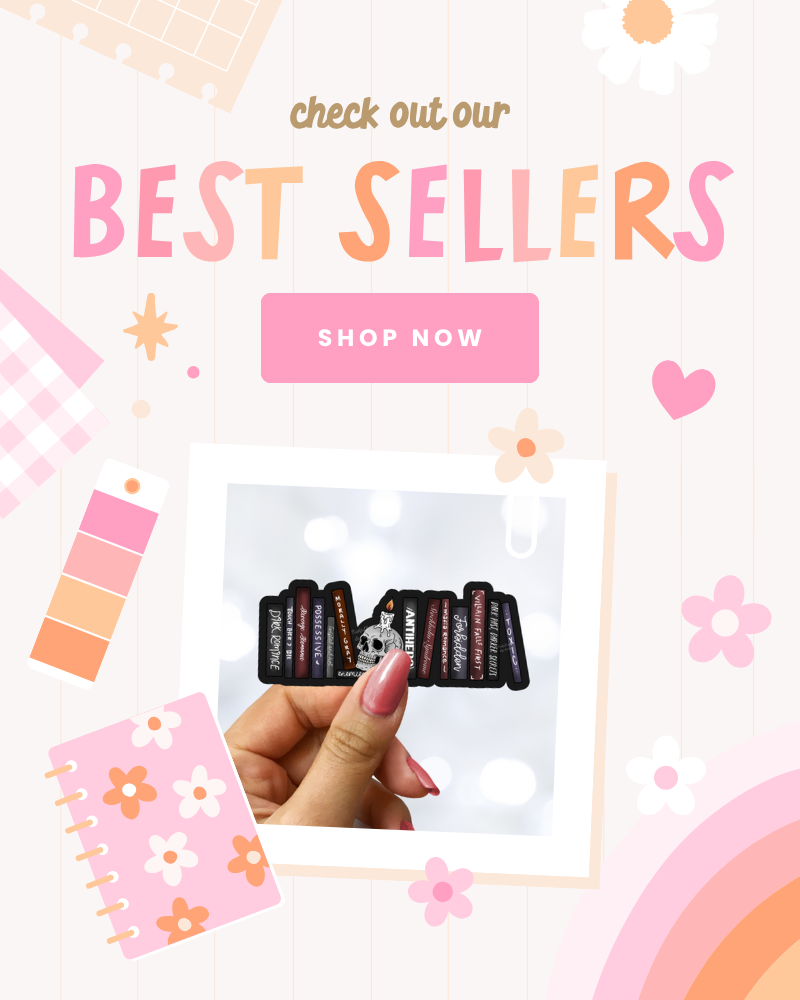 Awfullynerdy.co Bookish Gifts, Romantasy Stickers & Kindle Accessories