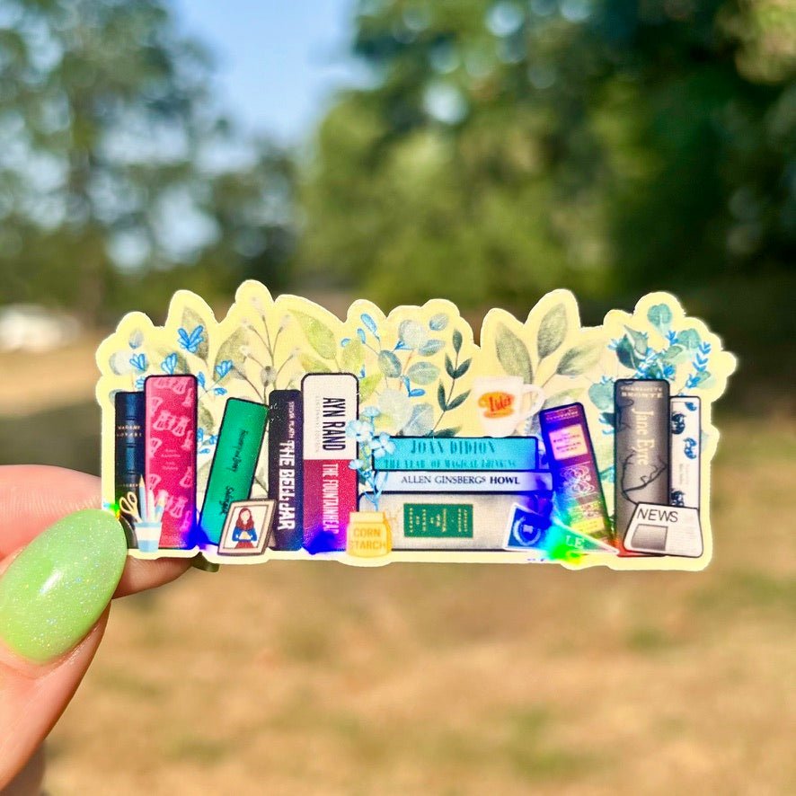 Gilmore Girls Rory Gilmore Bookshelf Sticker - Awfullynerdy.co ...