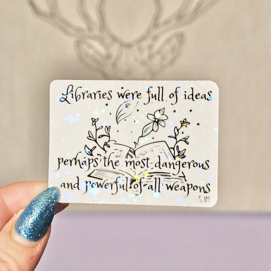 Libraries Were Full of Ideas TOG Sticker - Awfullynerdy.co ...