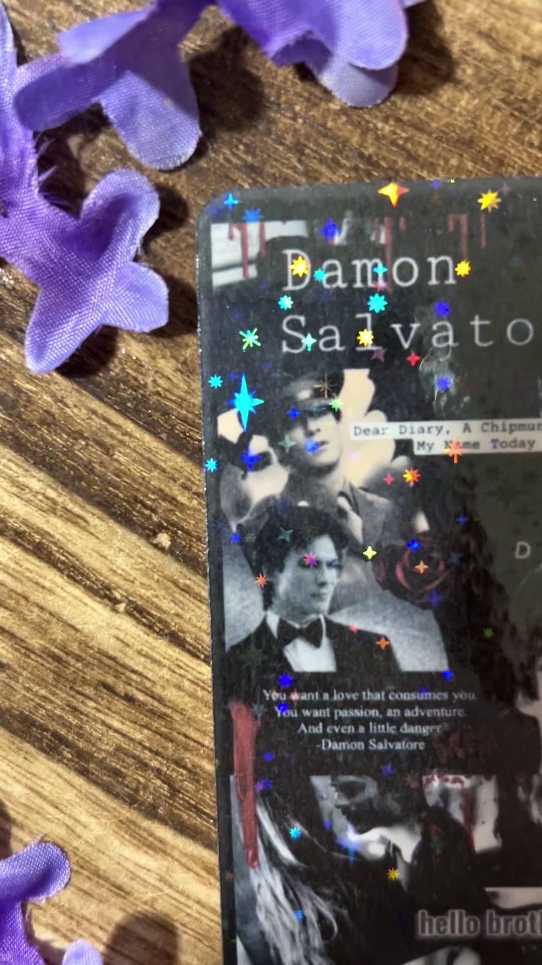 Damon Salvatore The Vampire Diaries Bookmark - Awfullynerdy.co ...