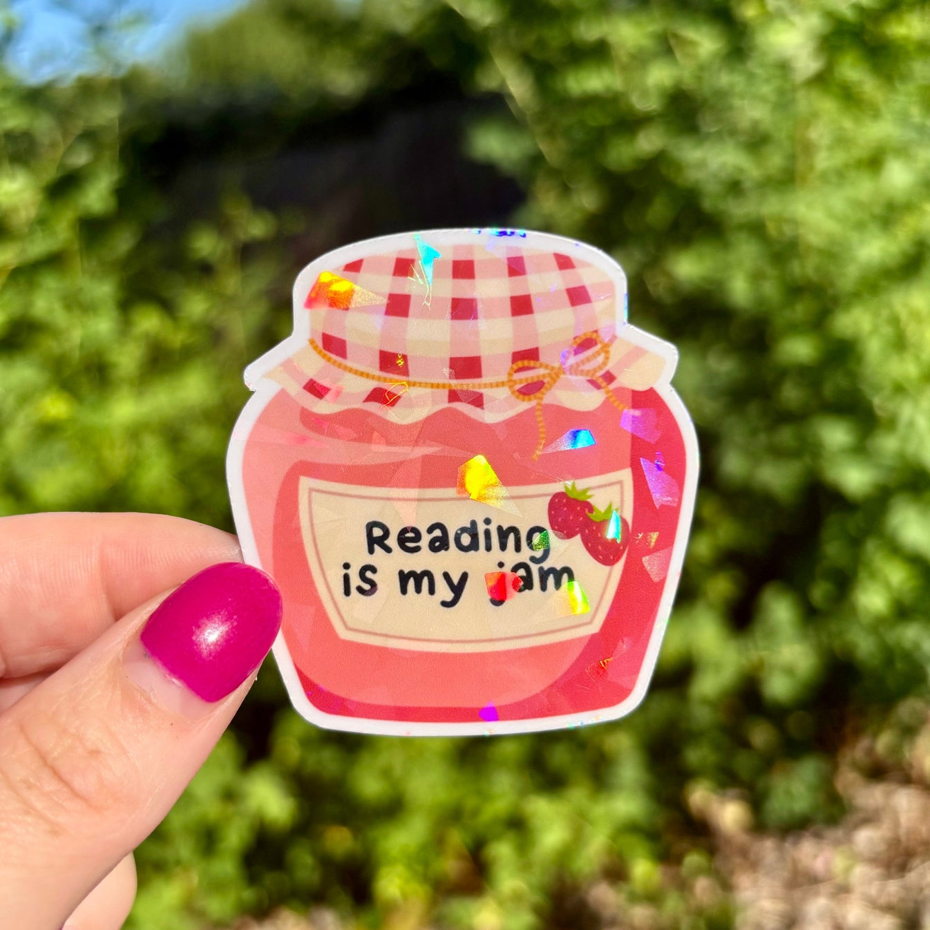 Reading is My Jam Sticker - Awfullynerdy.co – Awfullynerdy.co