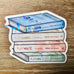 Custom Book Stack Sticker - Awfullynerdy.co – Awfullynerdy.co