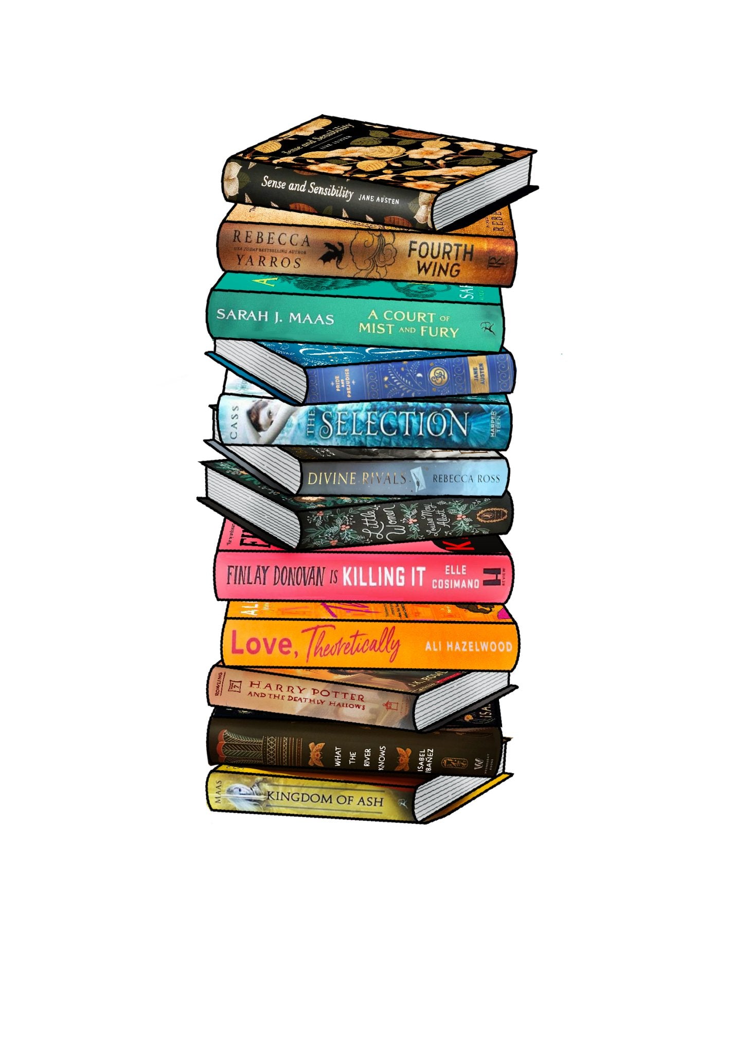 Custom Book Stack Sticker - Awfullynerdy.co – Awfullynerdy.co Custom Book Stack Sticker - Awfullynerdy.co – Awfullynerdy.co